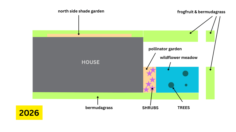 Diagram Of Garden Layout – Rewilding My Lot